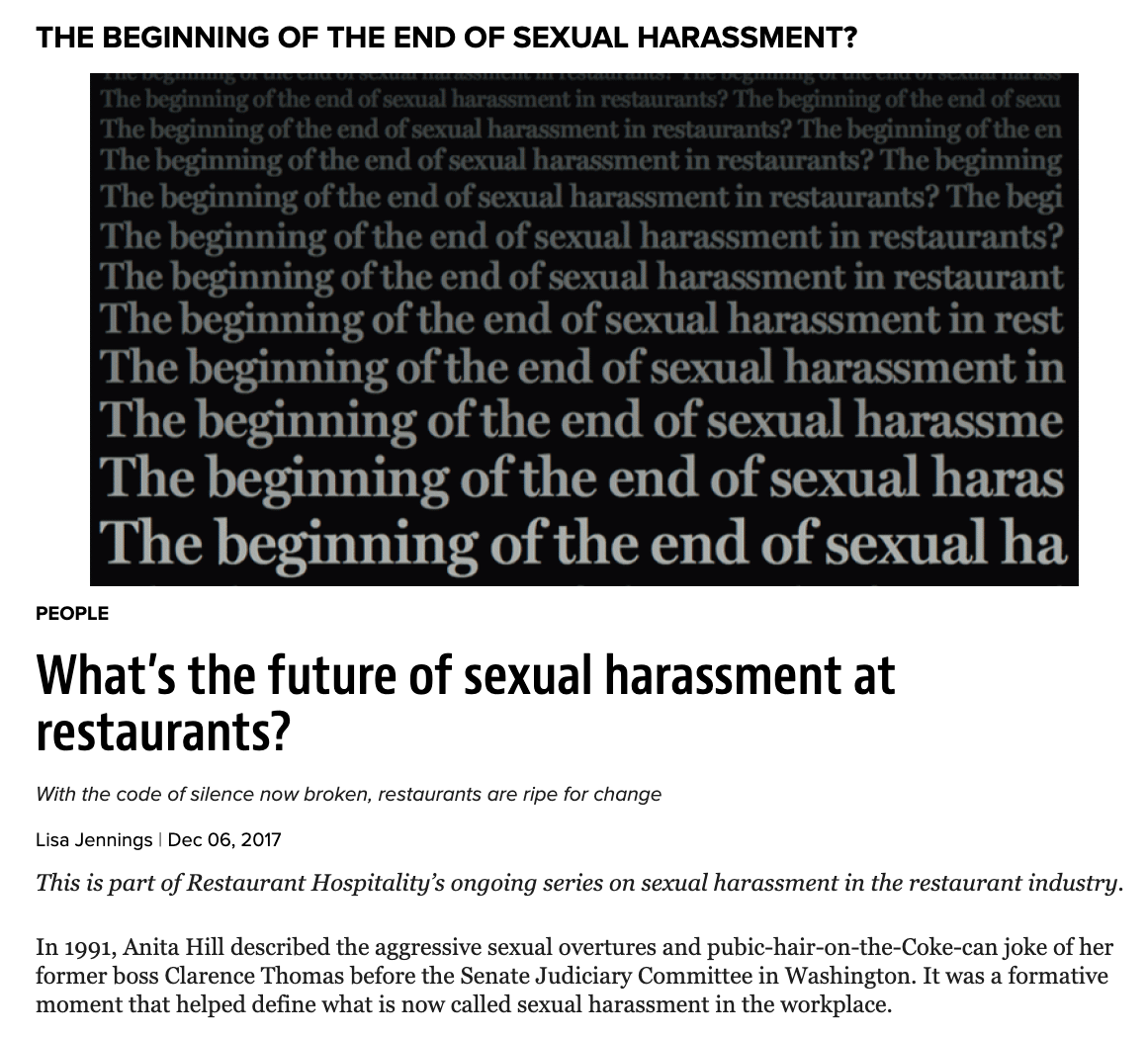 Aaron Colby Talks About Harassment In The Workplace